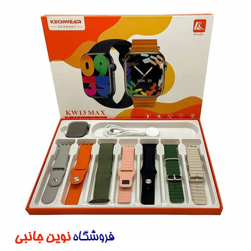 ساعت هوشمند کیوور مدل KW13 Max هفت بند ا KEQIWEAR KW13 Max 7+1 Seven ...